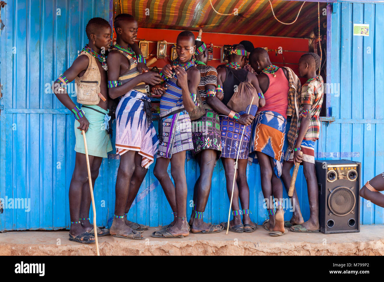 African Tribes Phone High Resolution Stock Photography and Images - Alamy