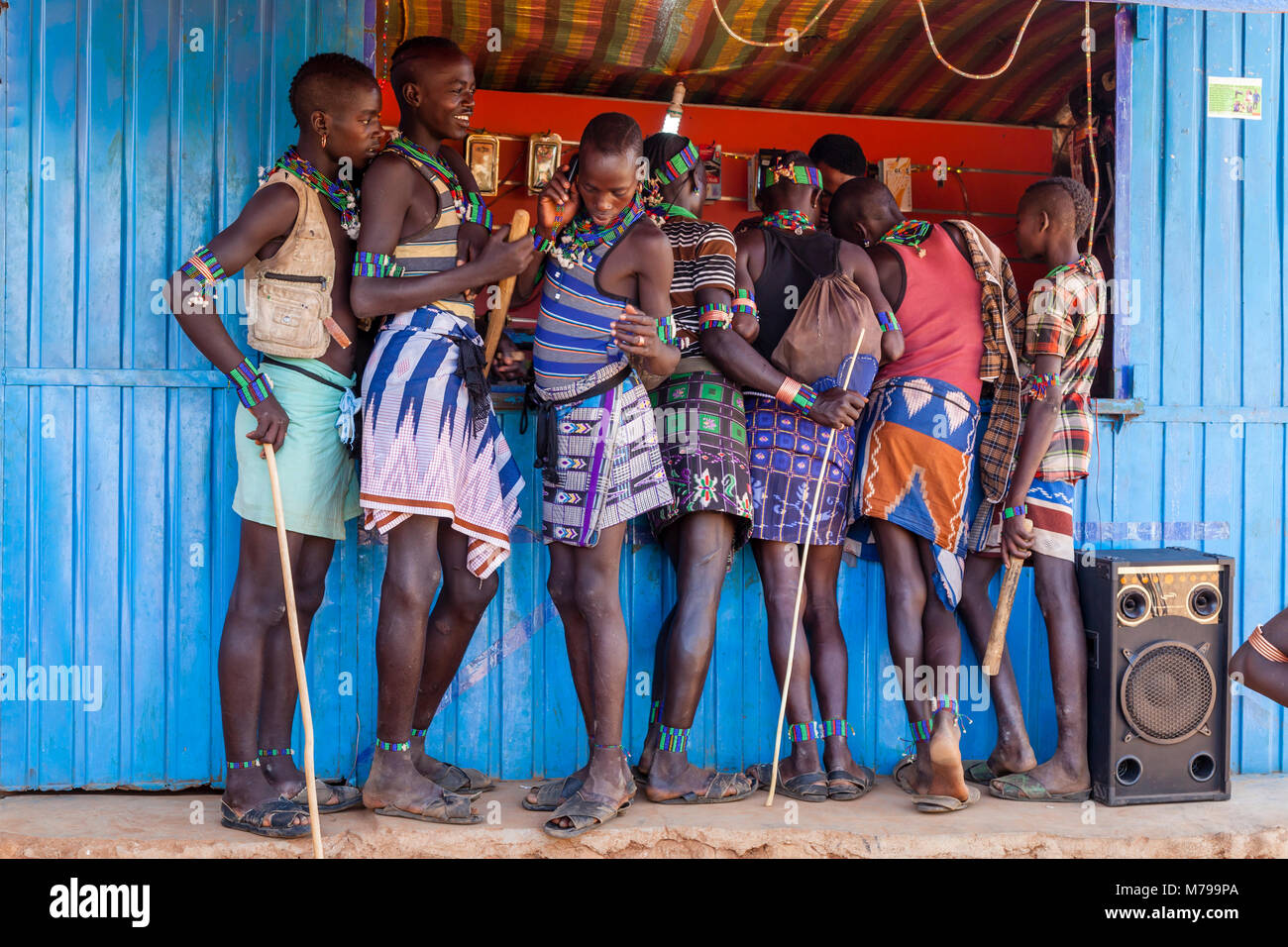 African Tribes Phone High Resolution Stock Photography and Images - Alamy