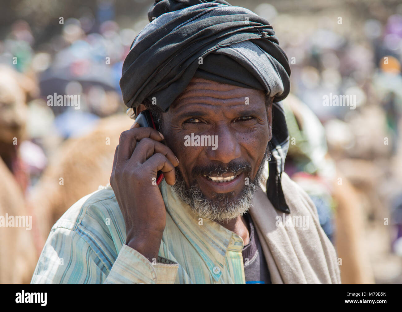 Camel man phone hi-res stock photography and images - Alamy
