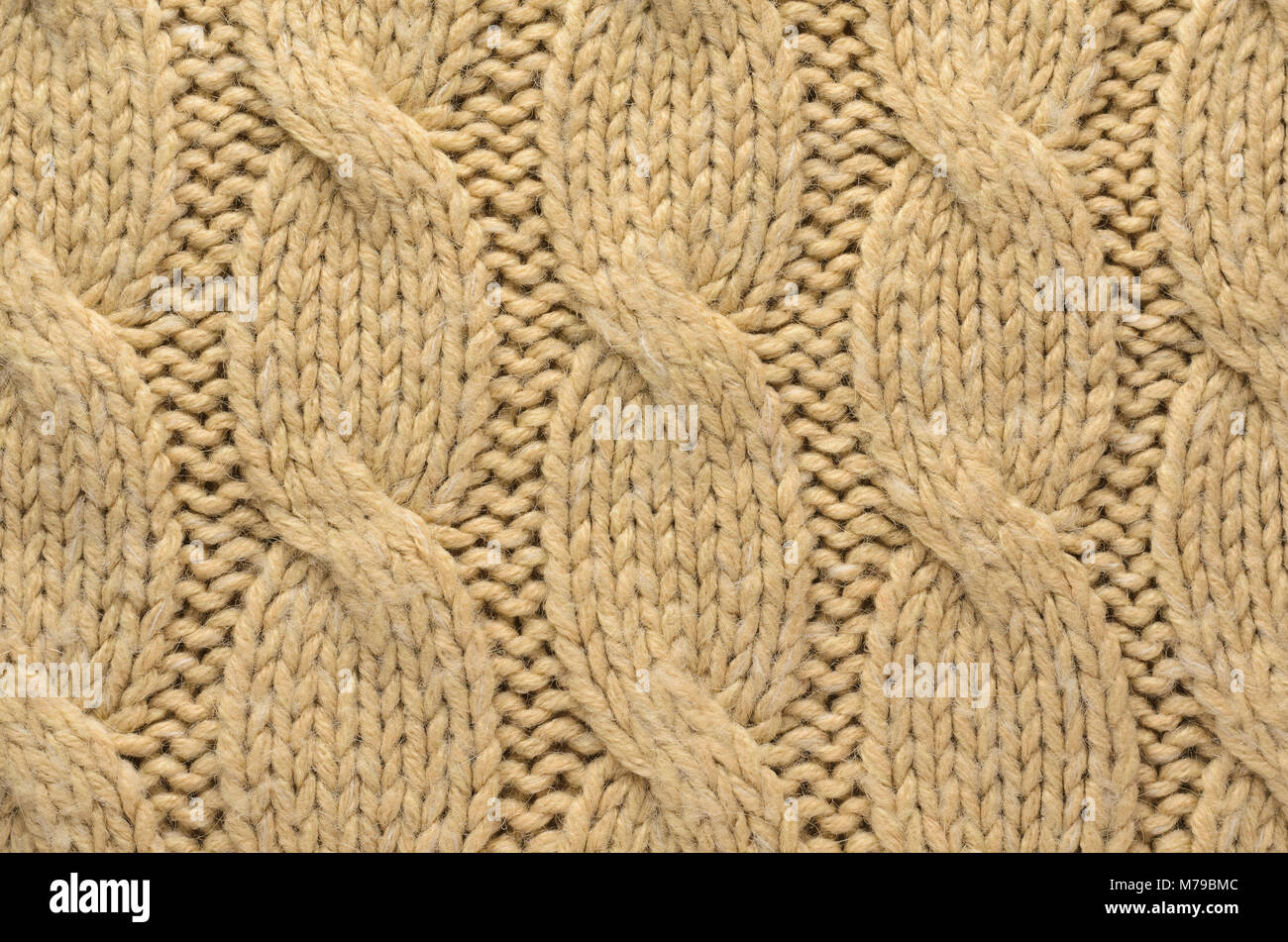 Cable Knit Pattern Background