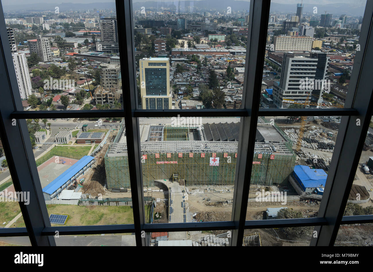 ETHIOPIA Addis Ababa, AU African Union building, construction of ...