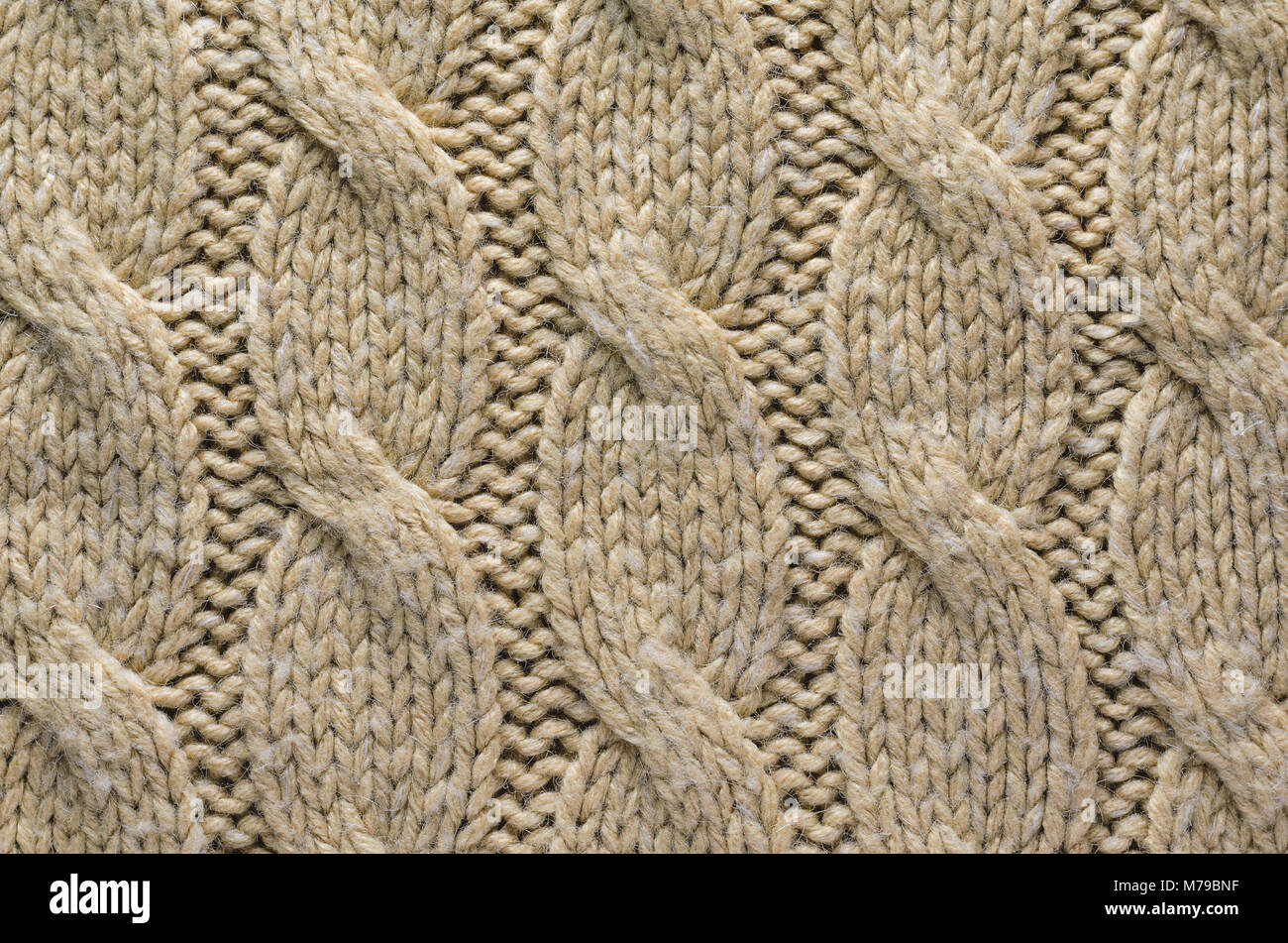 Beige Cable Knit Texture. Texture of Knitted Sweater Fabric with a ...