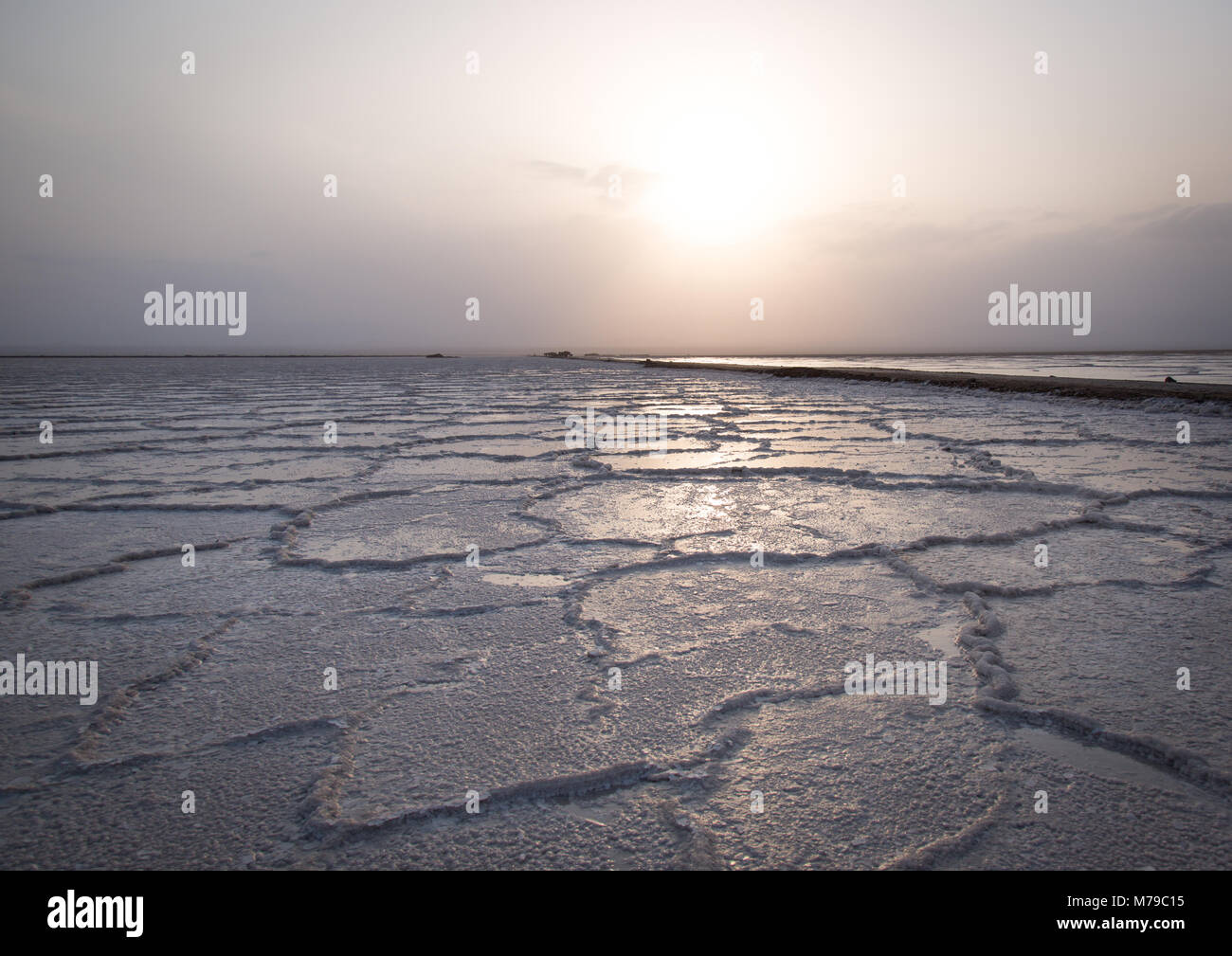 Salt mining in danakil depression, Afar region, Dallol, Ethiopia Stock ...