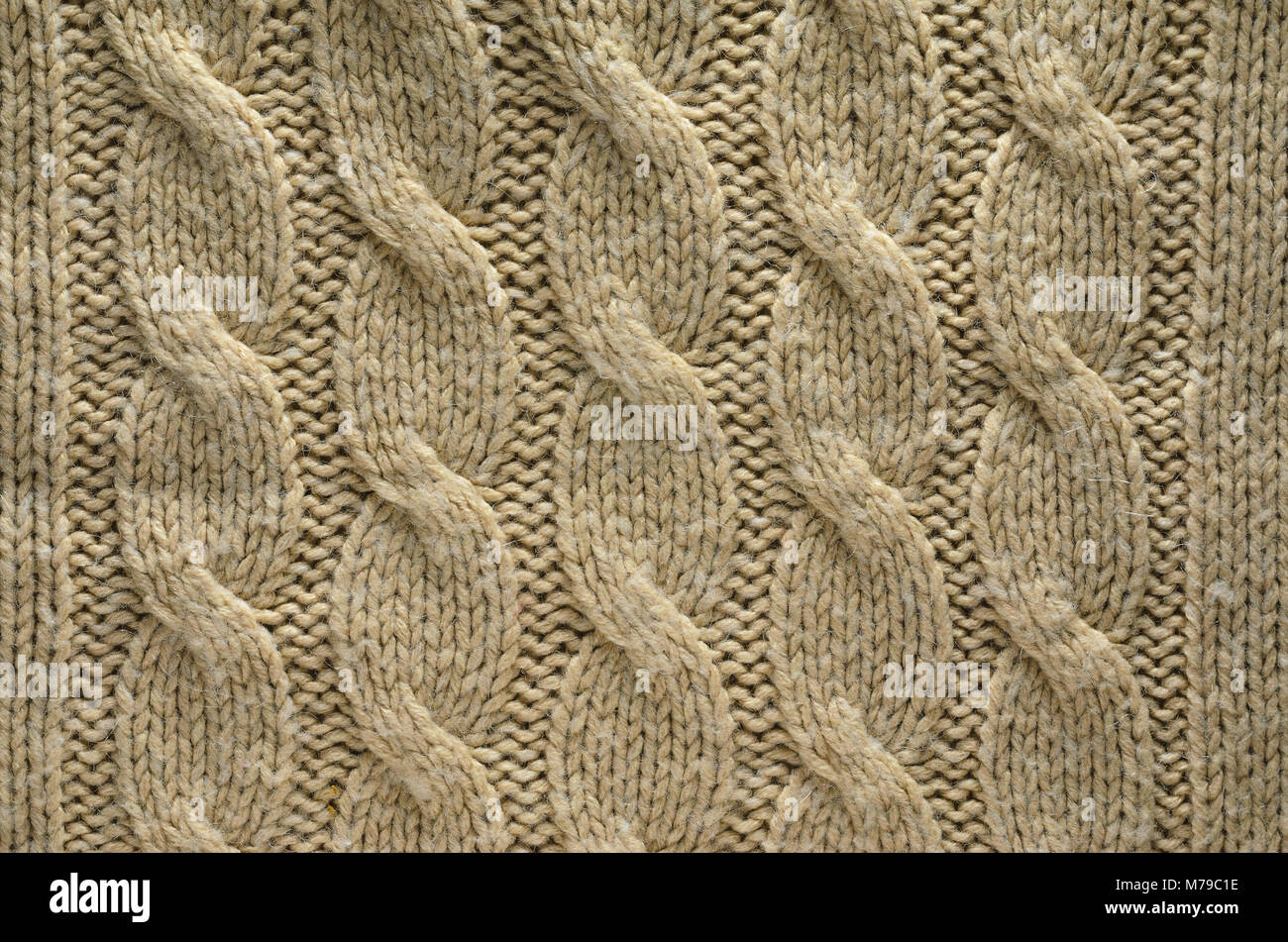 Cable Knit Pattern Background