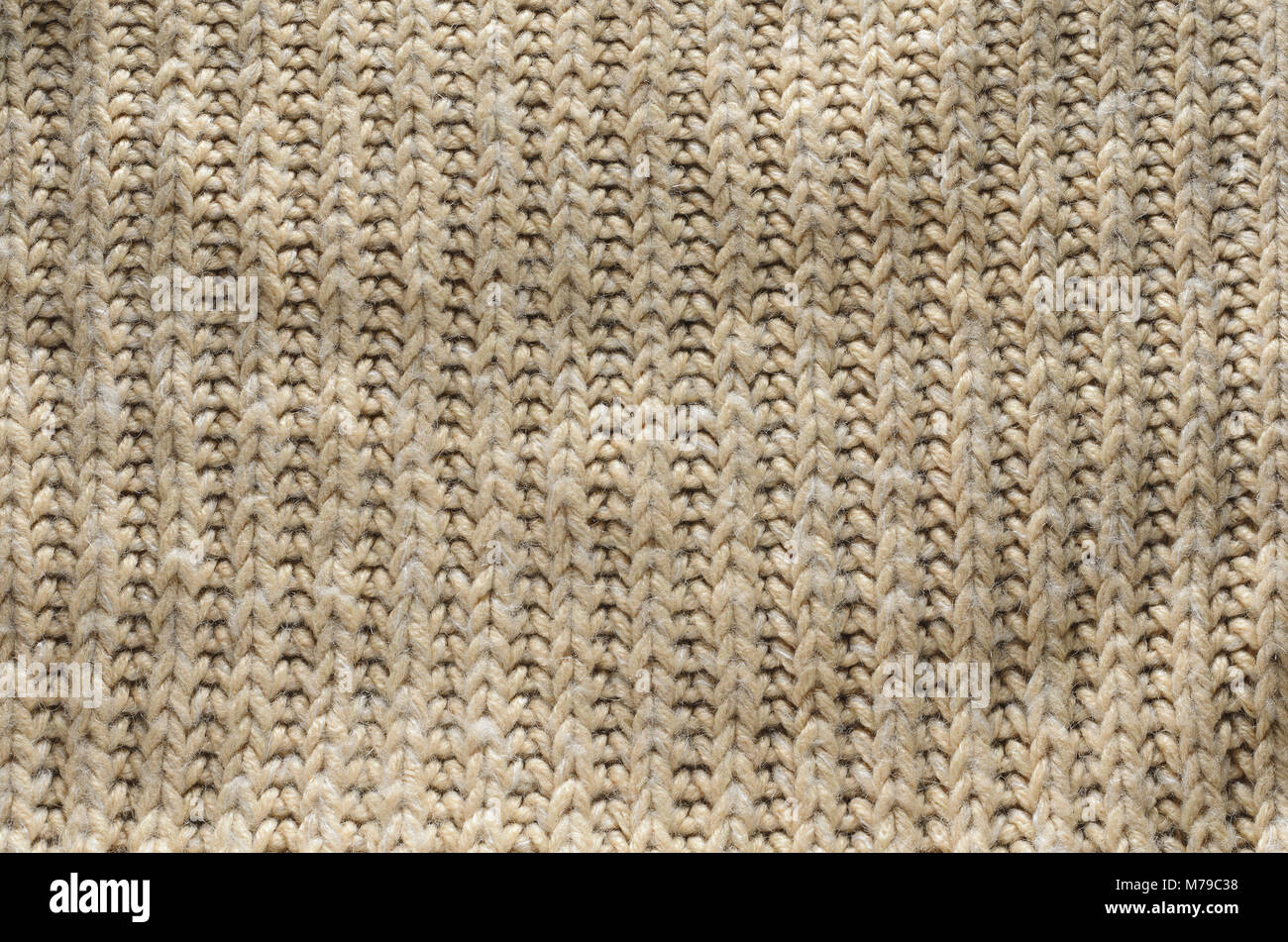 Knit texture of wool knitted fabric with regular pattern as background ...