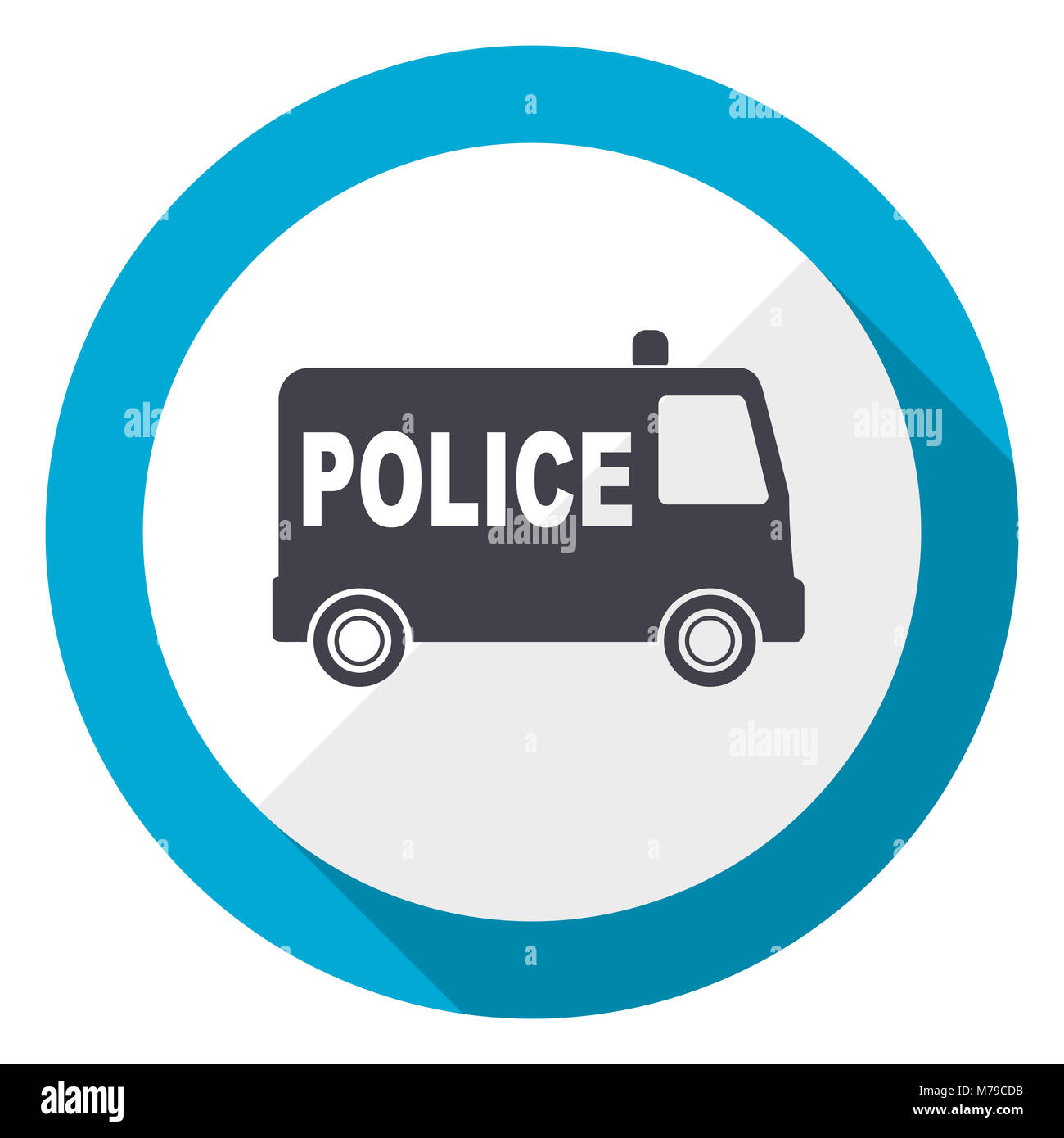 Traffic police patrol car driver Cut Out Stock Images & Pictures - Alamy