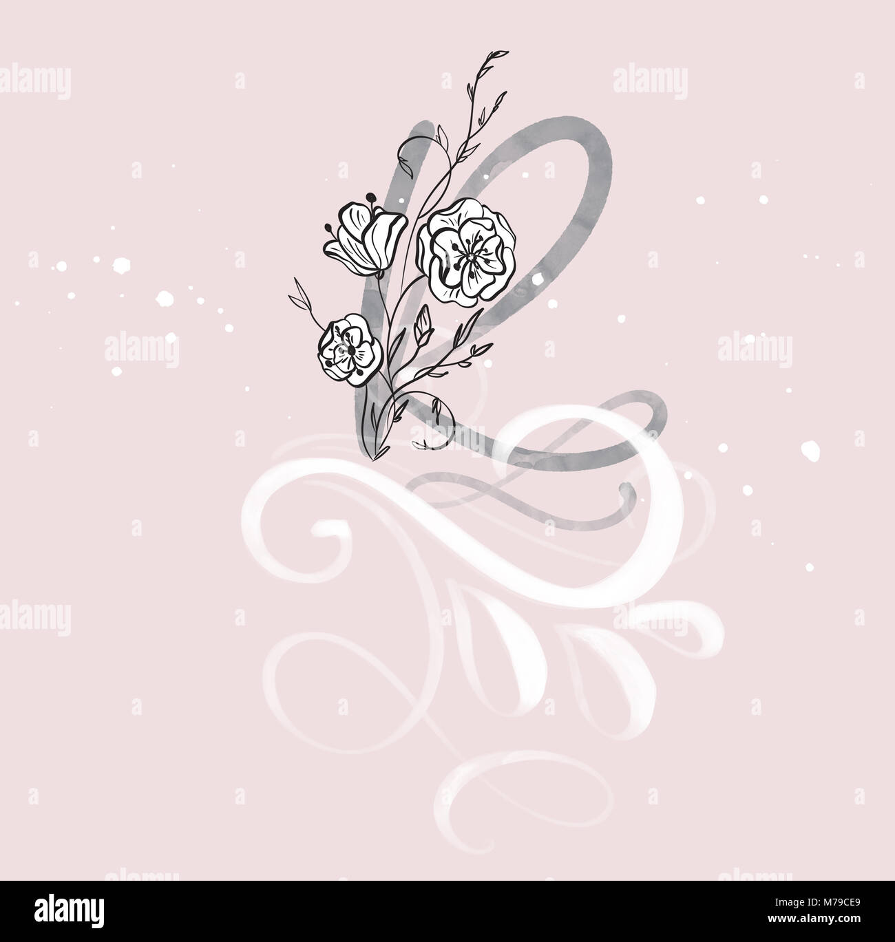 Letter R Script Designs