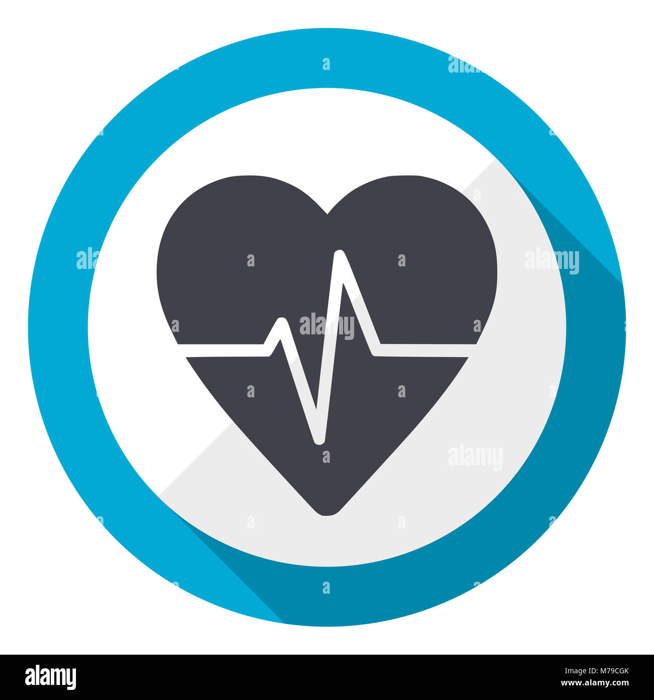Ekg flat Cut Out Stock Images & Pictures - Alamy