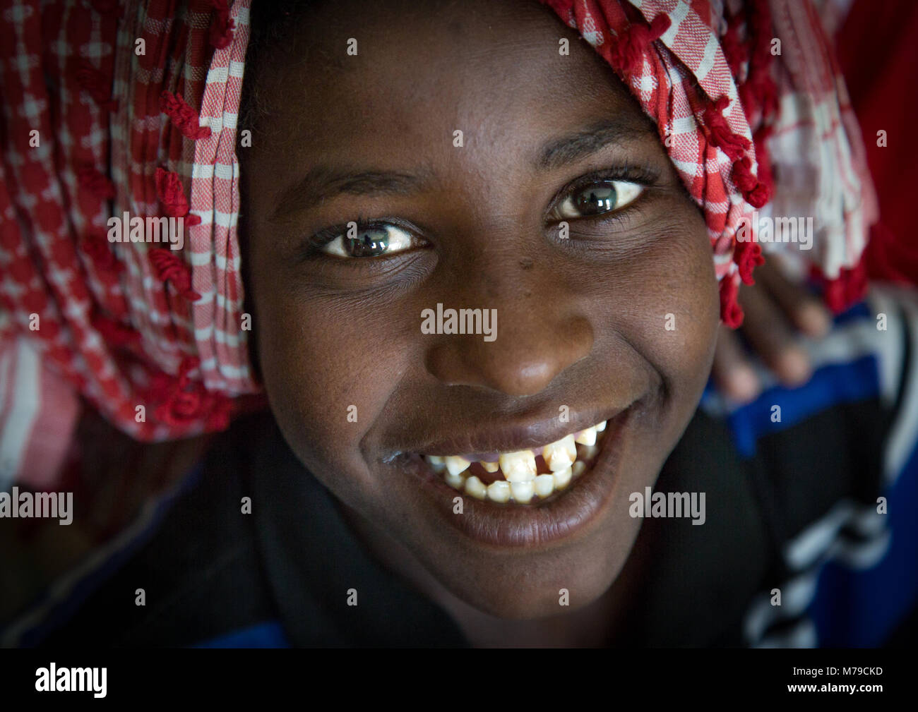 Young afar kid at school, Afar region, Semera, Ethiopia Stock Photo - Alamy