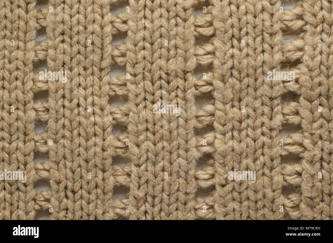 Knit texture of wool knitted fabric with regular pattern as background ...