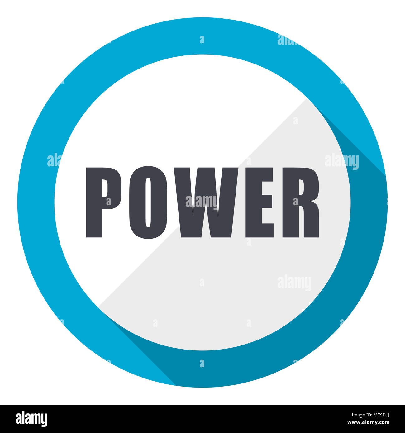 Power button logo Cut Out Stock Images & Pictures - Alamy