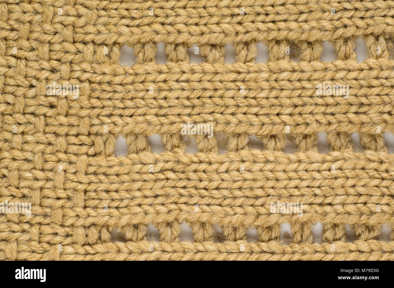 Knit texture of wool knitted fabric with regular pattern as background ...