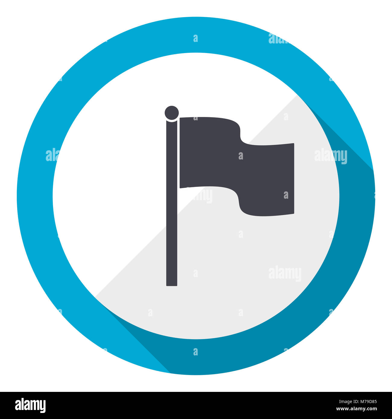 Finish flag icon flat icon hi-res stock photography and images - Alamy