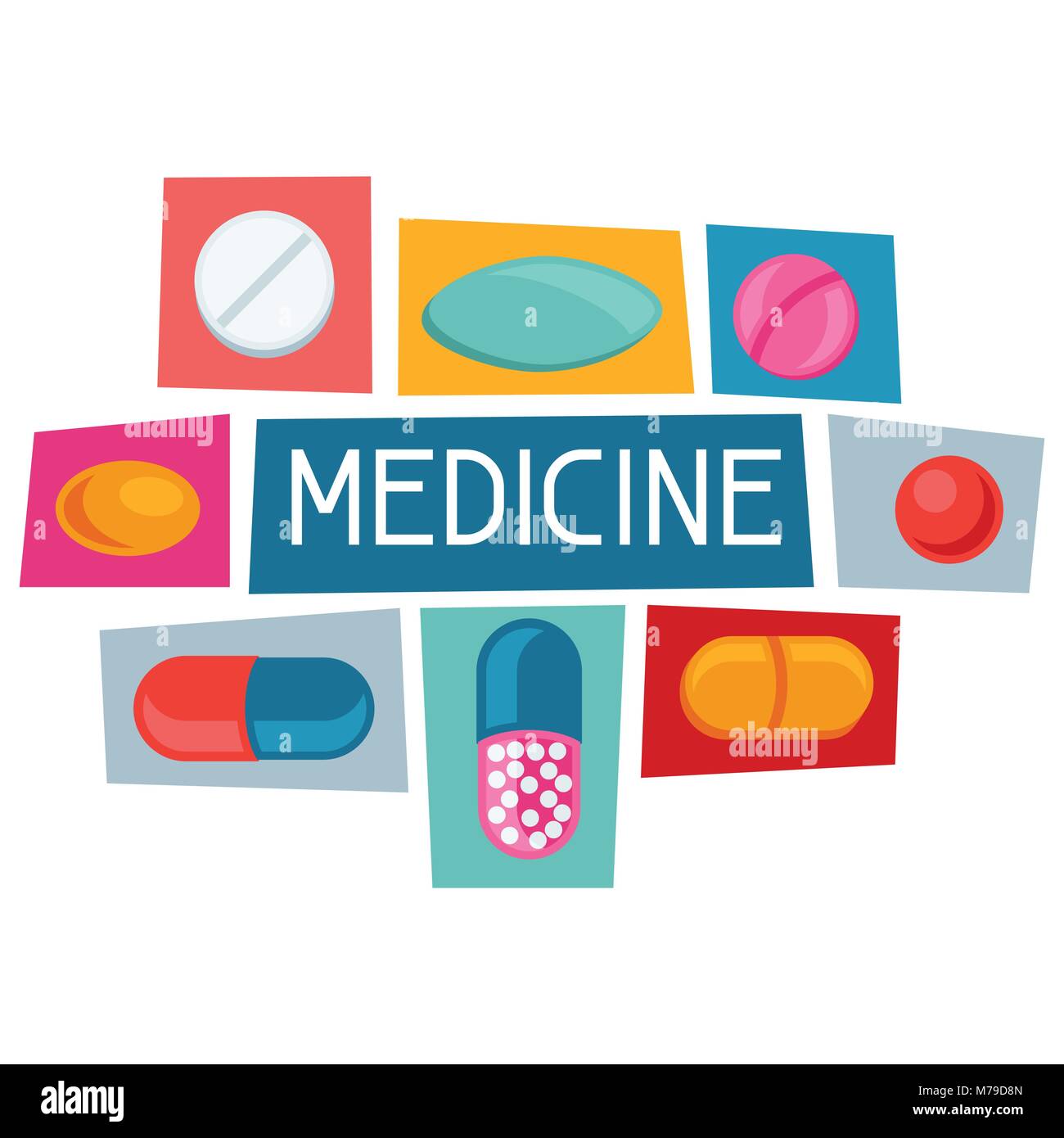 Medical research banner poster Cut Out Stock Images & Pictures - Alamy