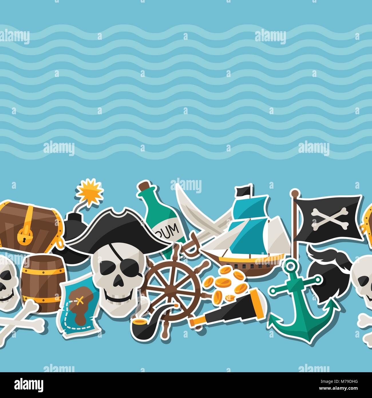 Pirate ship backdrop hi-res stock photography and images - Alamy