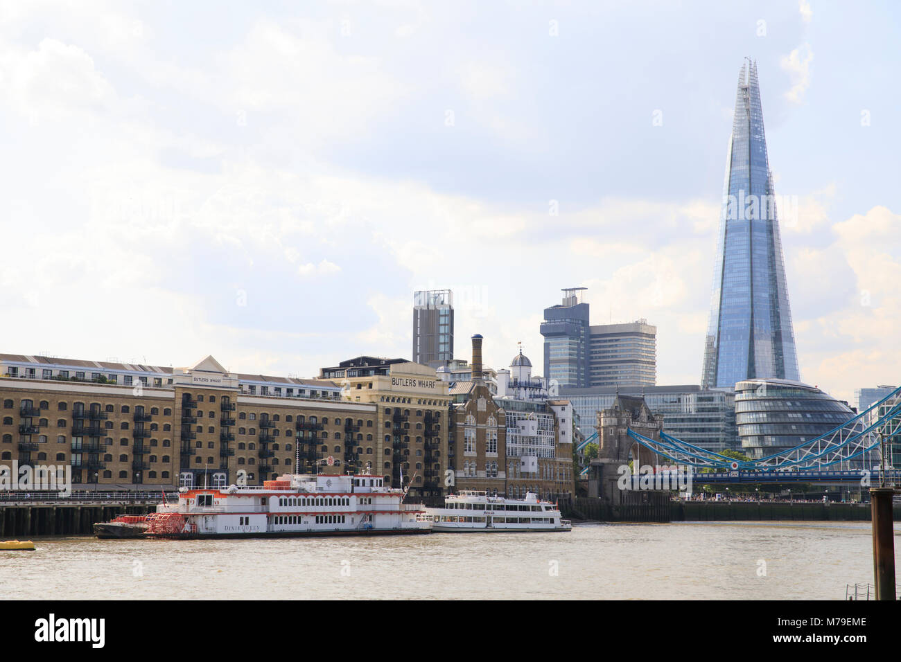 The Shard as seen from Wapping, London, England Stock Photo - Alamy