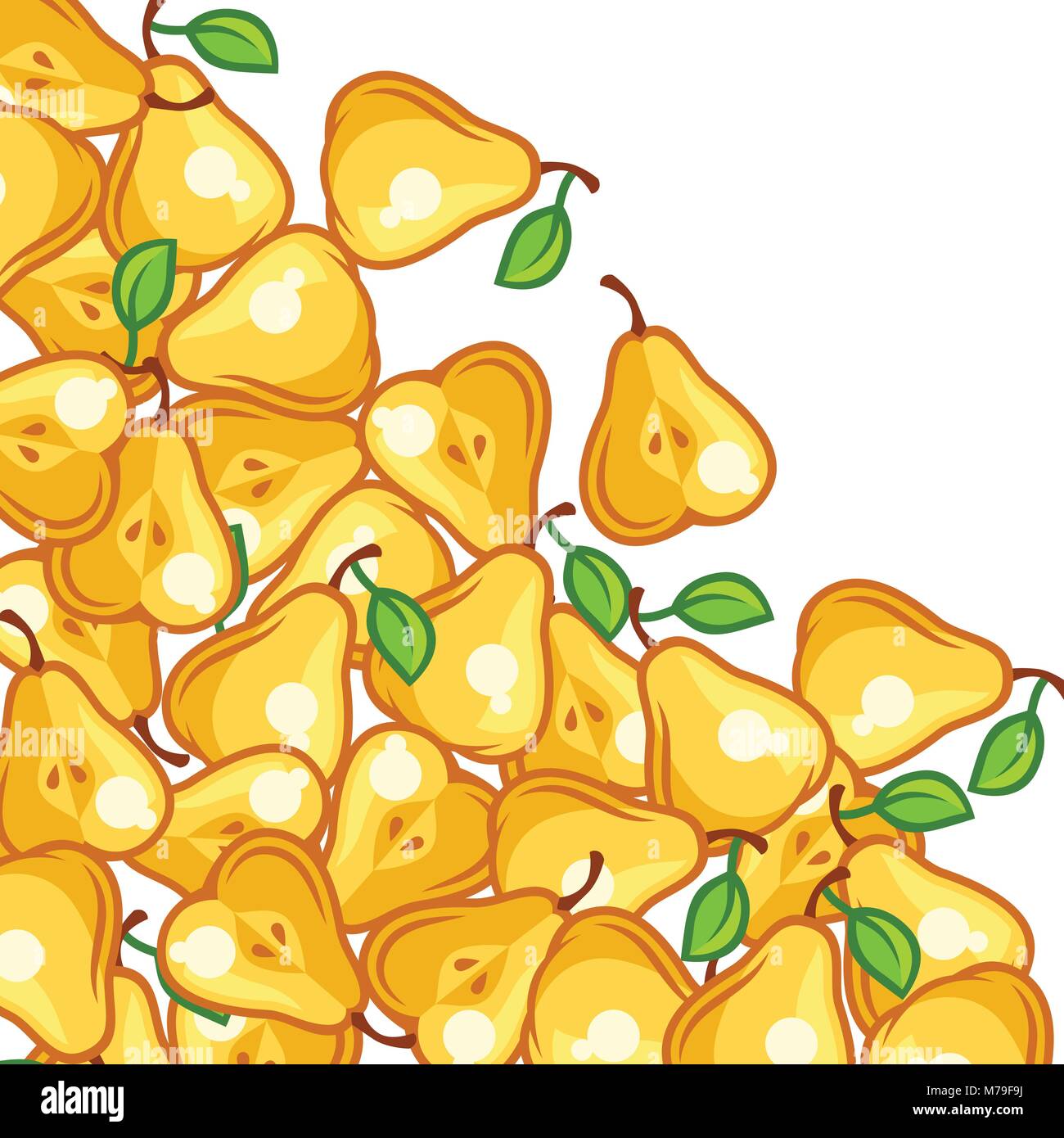 Stylized pears hi-res stock photography and images - Alamy