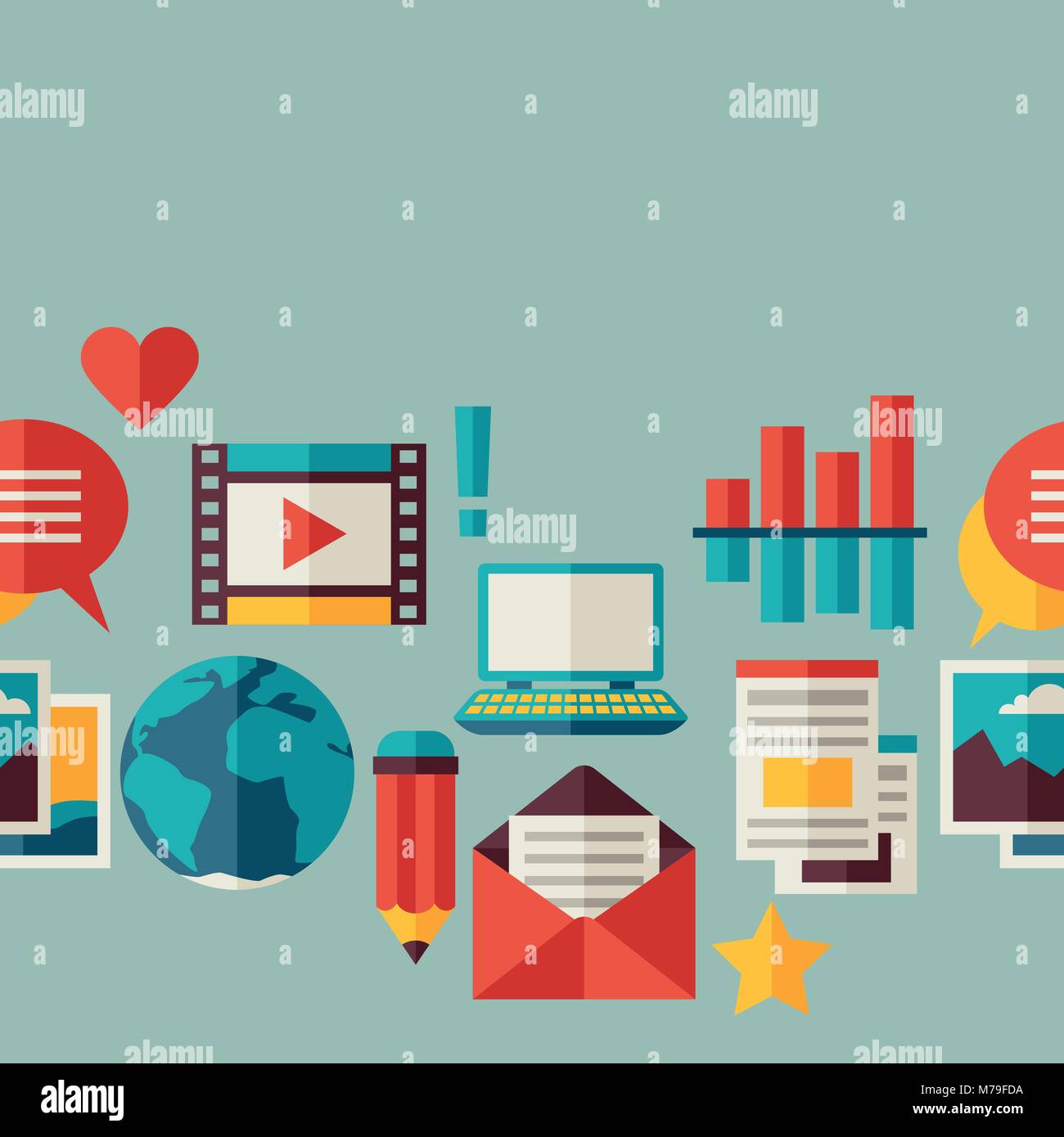 Wallpaper blog Stock Vector Images - Alamy
