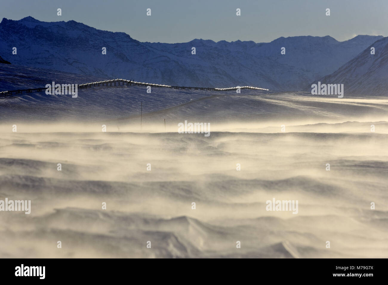 Oil pipeline alaska winter hi-res stock photography and images - Alamy