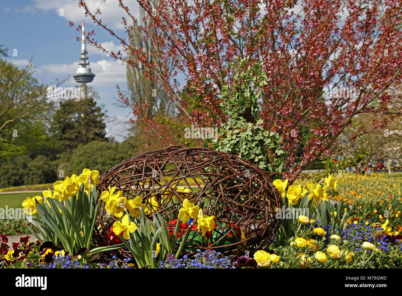 Easter egg tree germany hi-res stock photography and images - Alamy