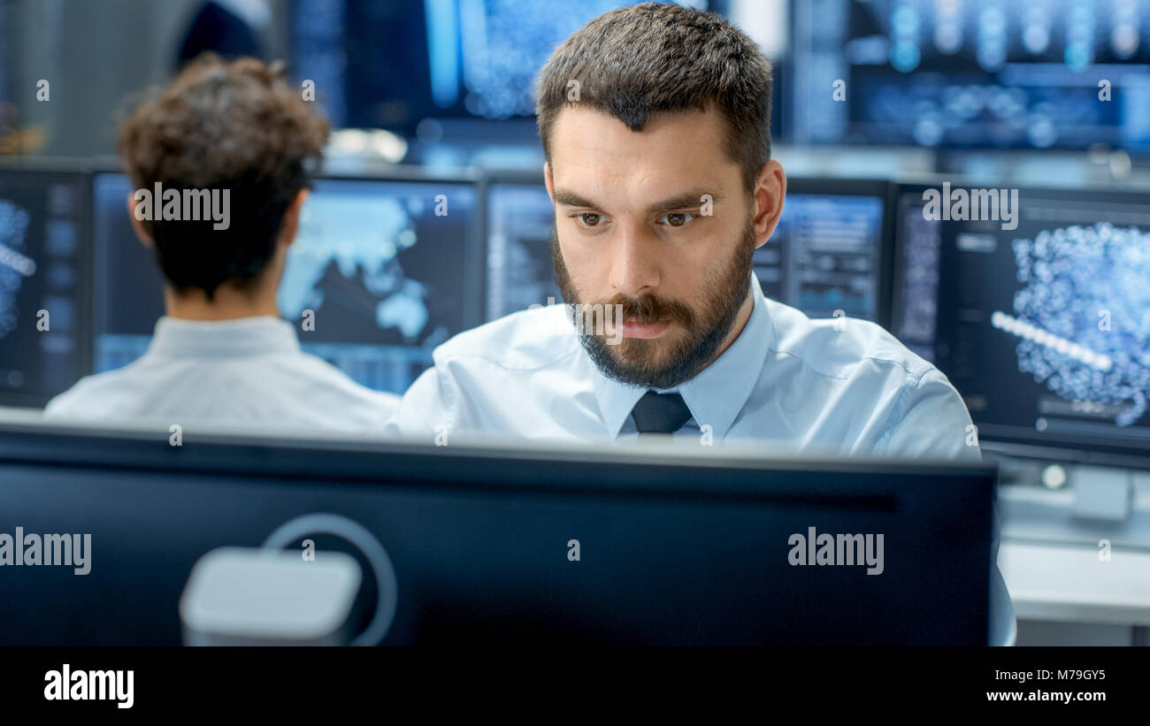 Neural Network and Machine Learning Engineer Programming at His ...