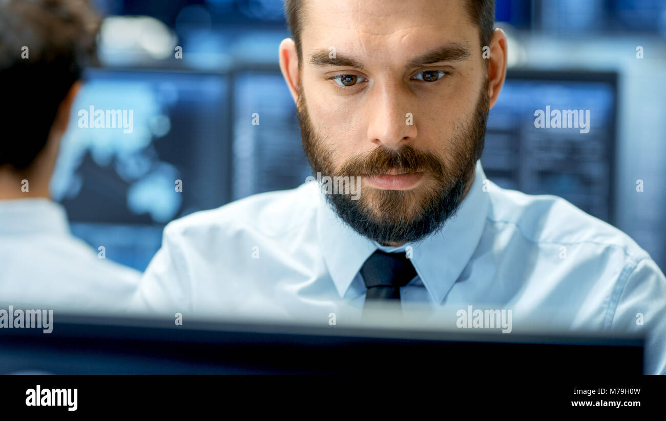 Neural Network and Machine Learning Engineer Working Hard at His ...