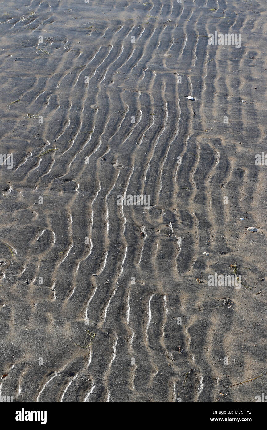 Beach soft sand rippled texture hi-res stock photography and images - Alamy