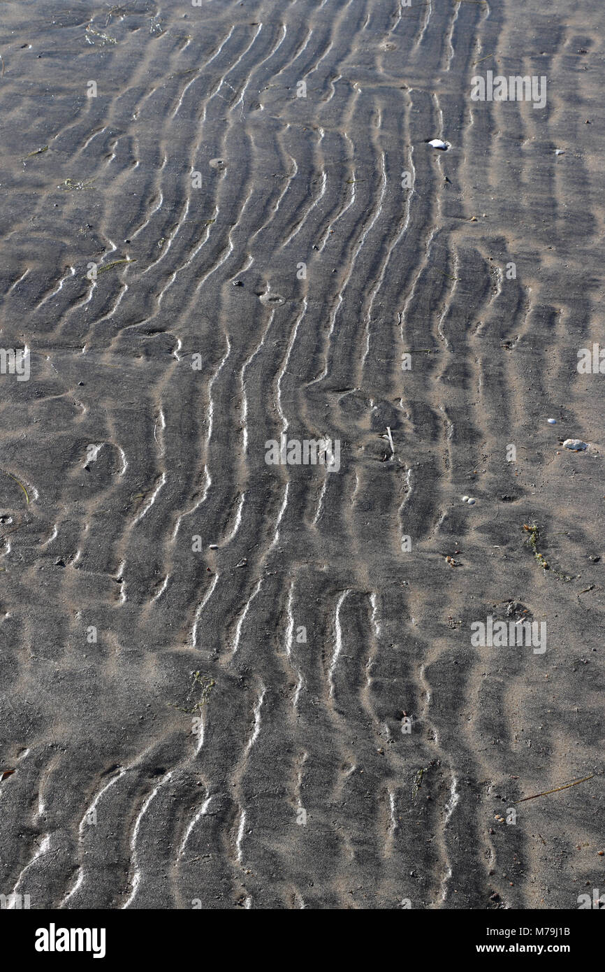 Beach soft sand rippled texture hi-res stock photography and images - Alamy