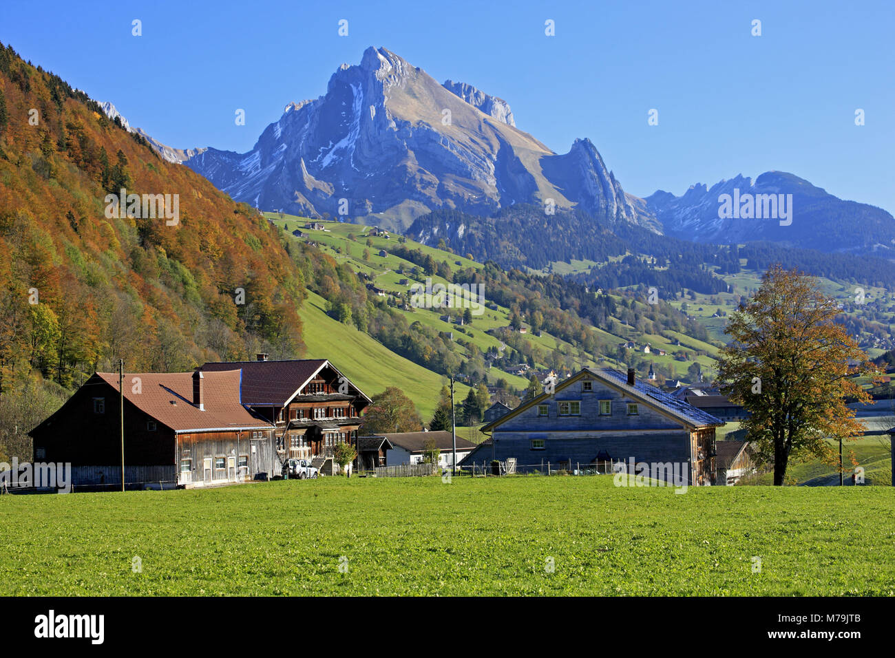 Switzerland, Swiss alps, Appenzell, St. Gallen, Altmann, Alpstein ...