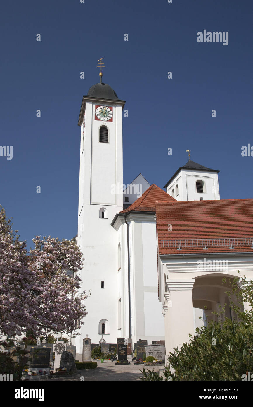 Abbey Rott in Rott am Inn, Upper Bavaria, Bavaria, South Germany ...