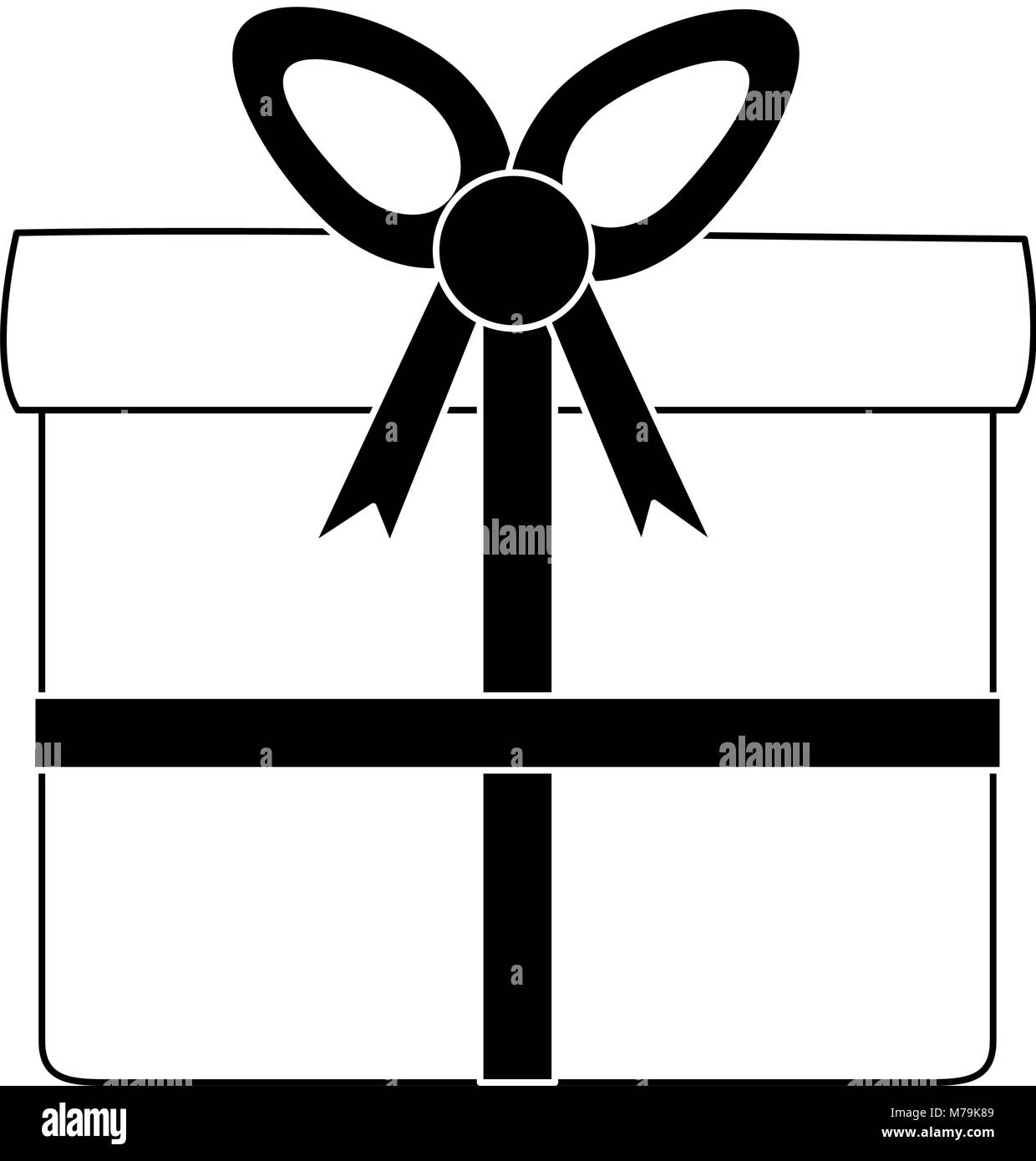 Gift box symbol vector illustration graphic design Stock Vector Image ...