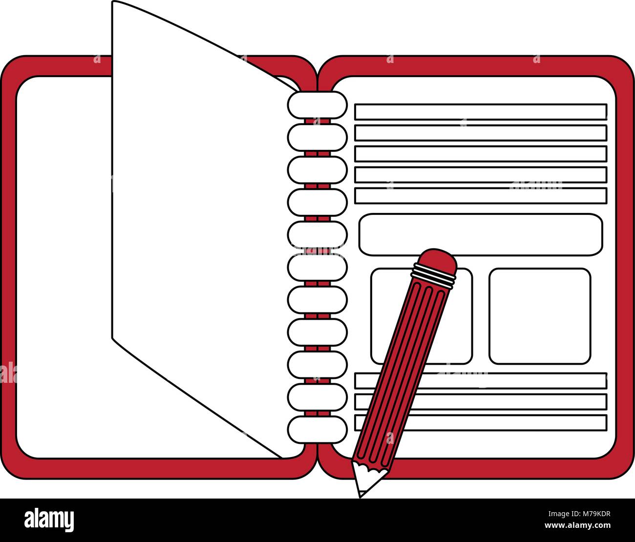 Book open symbol vector illustration graphic design Stock Vector Image ...