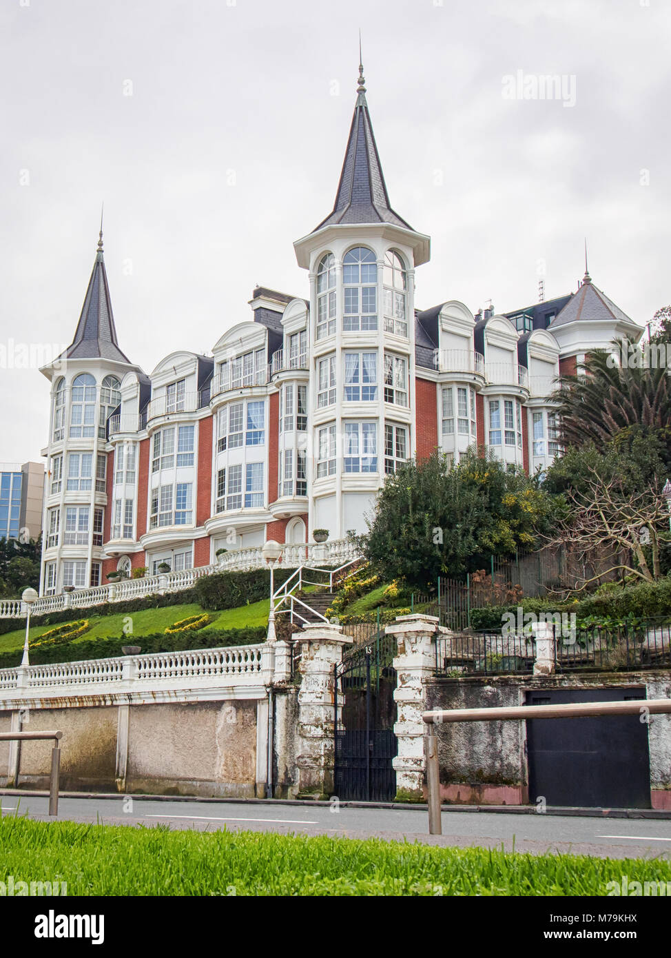 Architecture of San Sebastian, Basque Country, Spain Stock Photo - Alamy