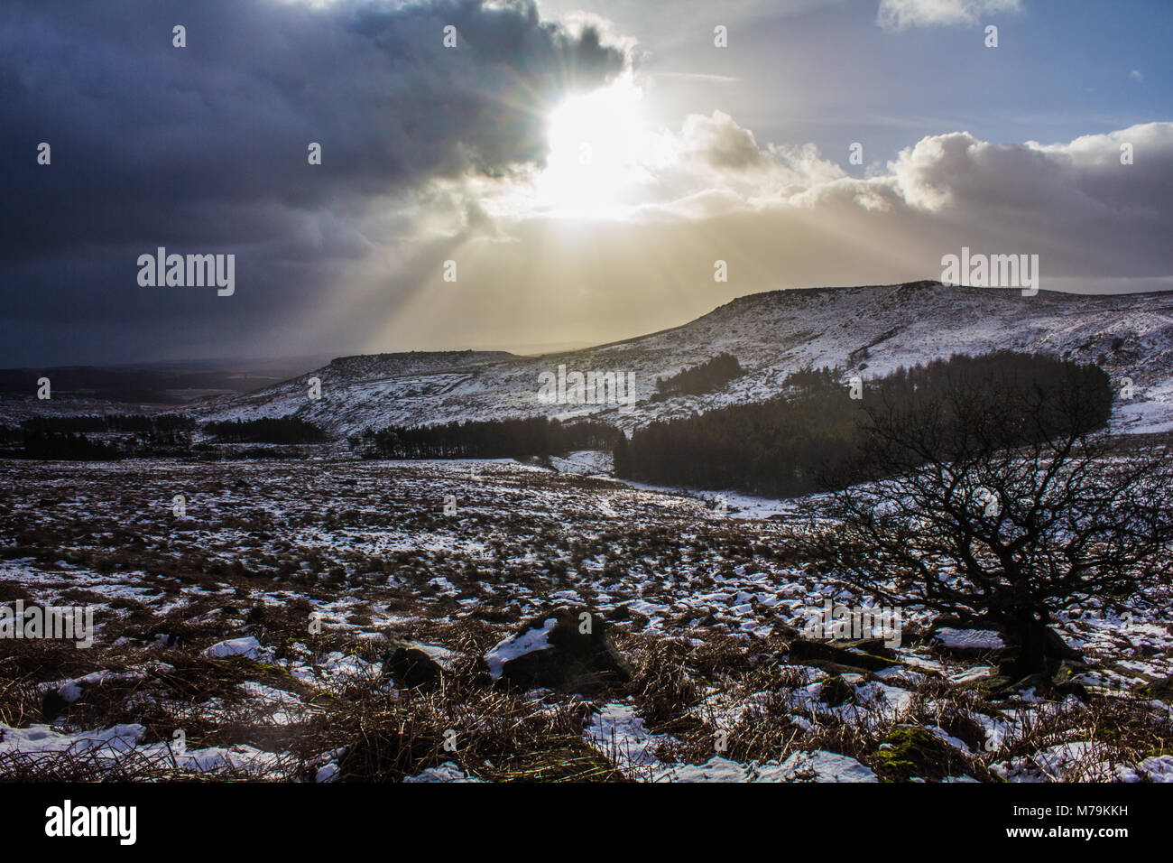 Sun coming through clouds hi-res stock photography and images - Alamy