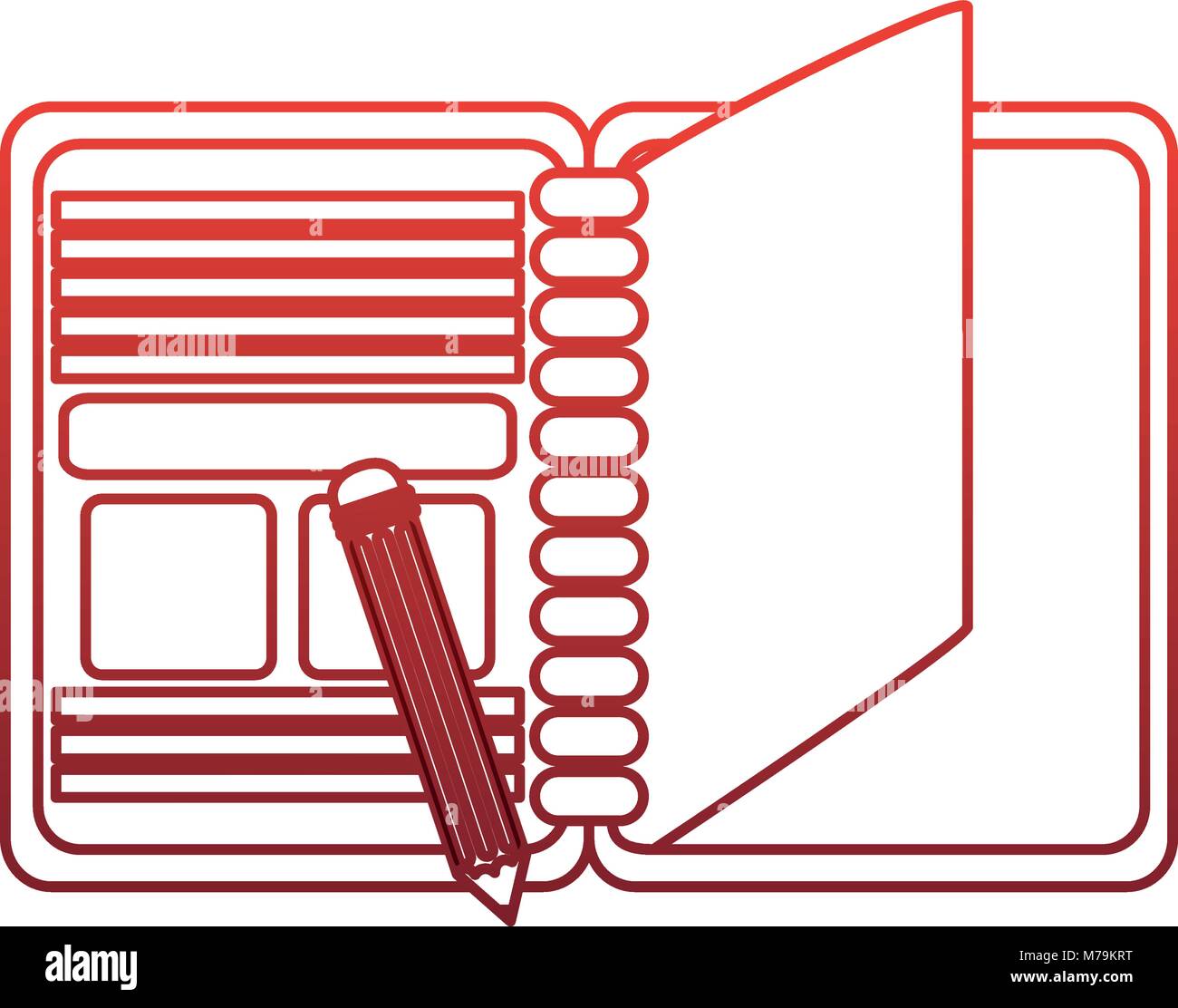 Book open symbol vector illustration graphic design Stock Vector Image ...