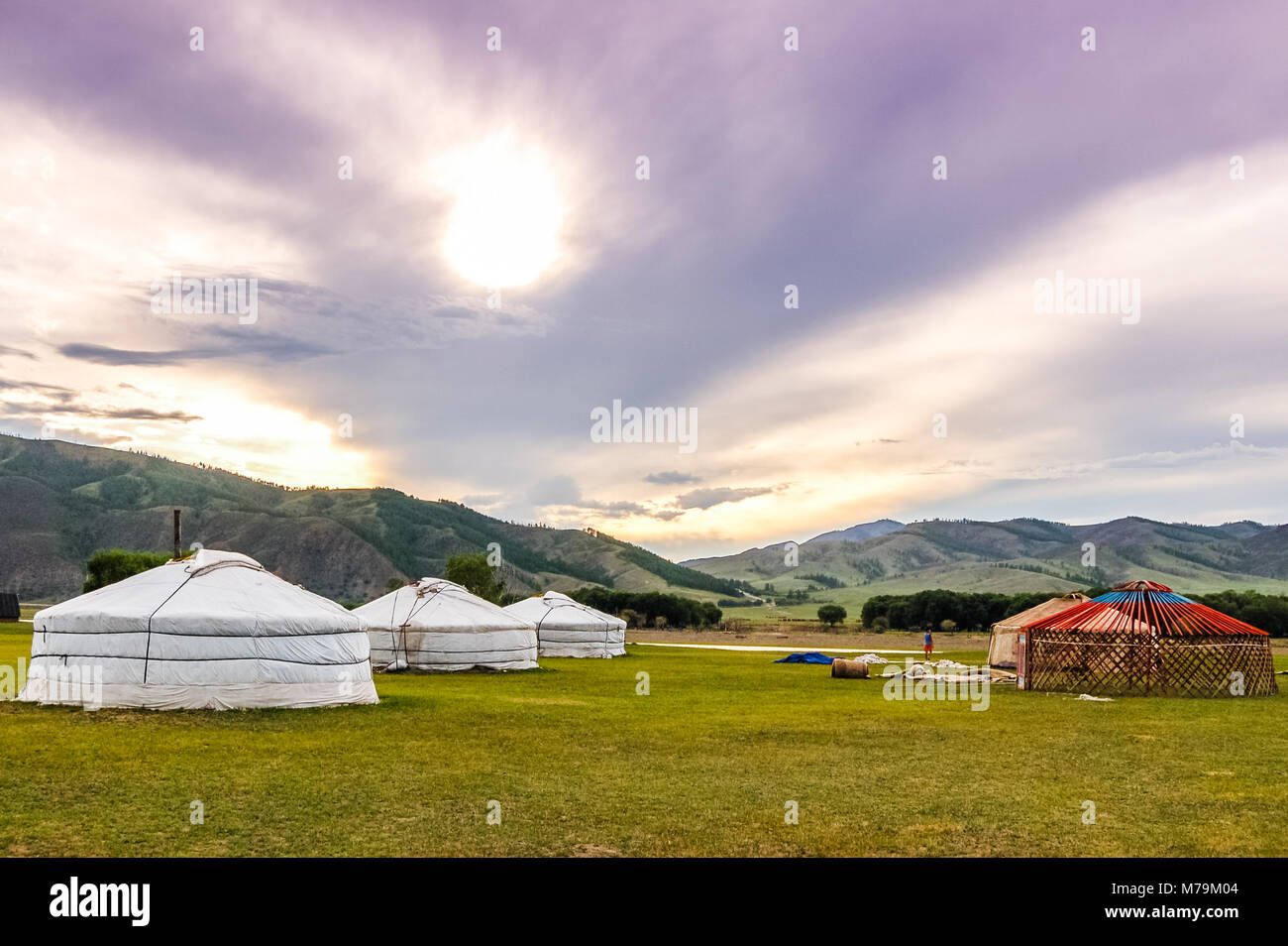 Mongolian ger hi-res stock photography and images - Alamy