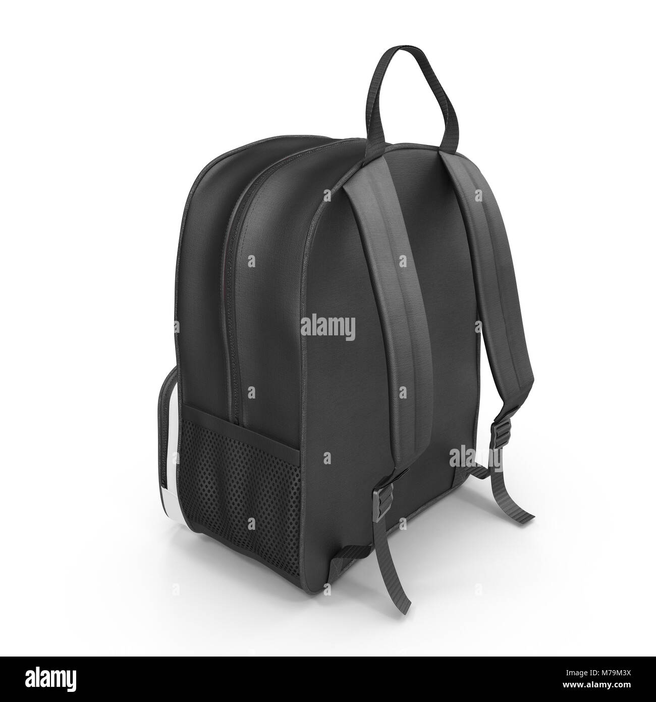 Back pack rear view Black and White Stock Photos & Images - Alamy