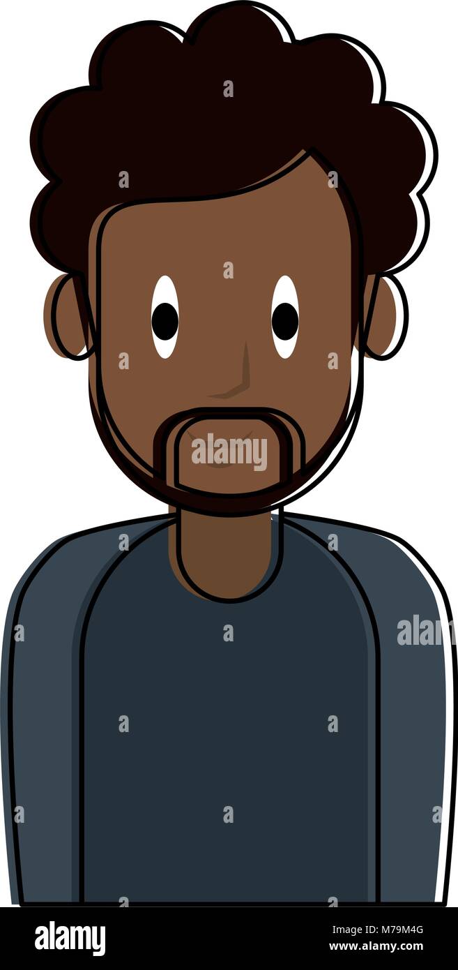 Young man cartoon vector illustration graphic design Stock Vector Image ...