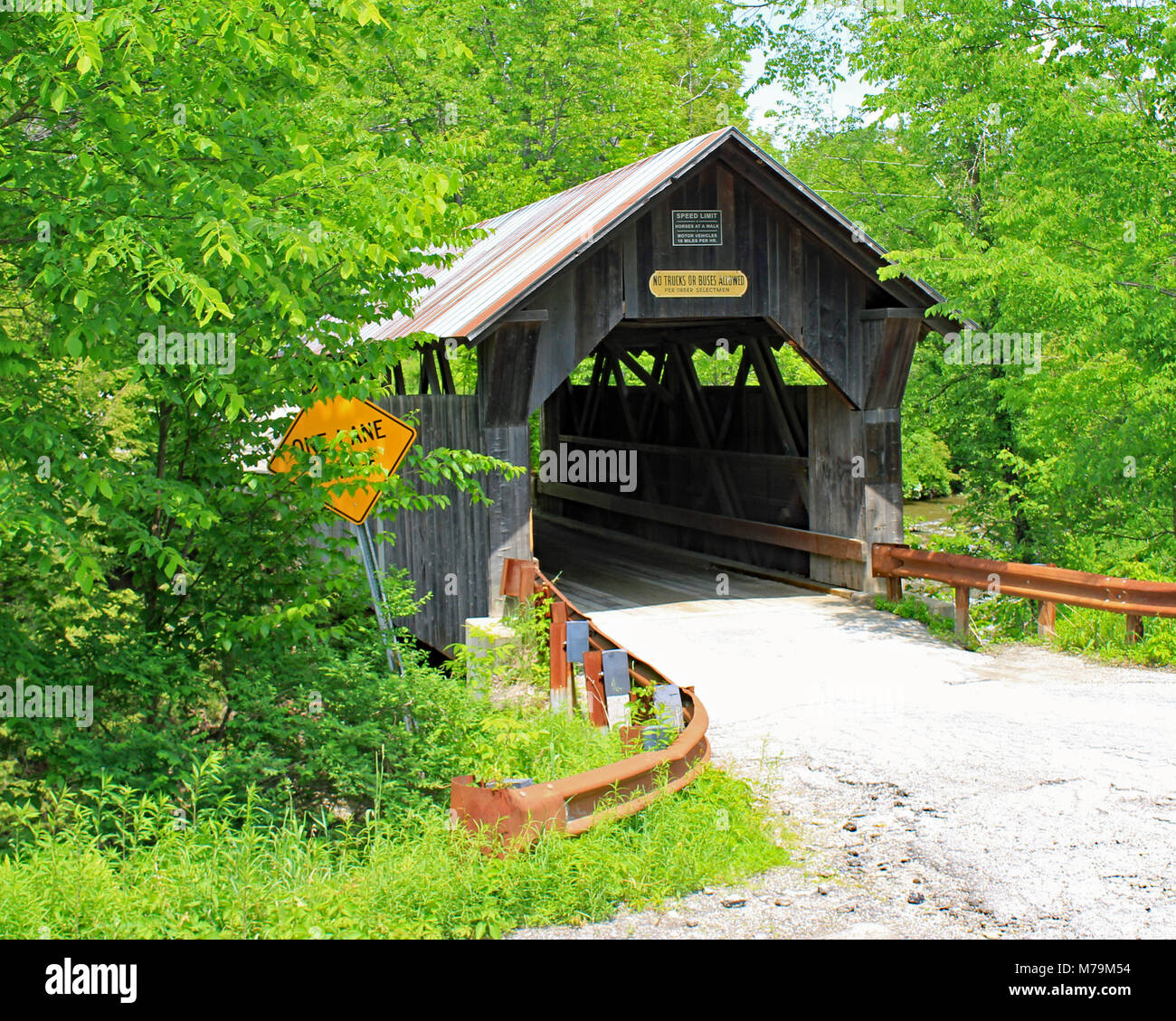 Vermont Covered Bridges Stock Photo - Alamy
