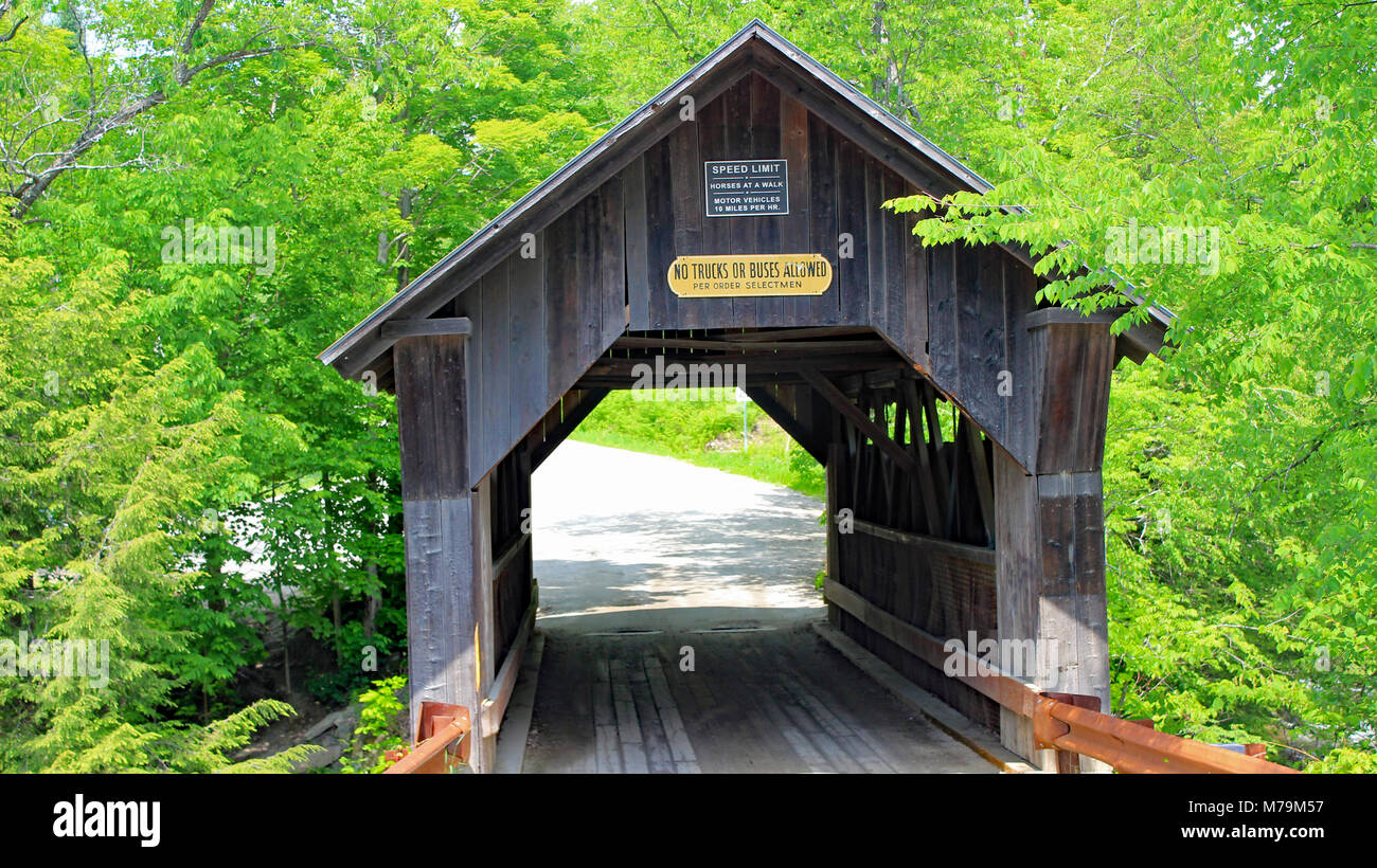 Vermont Covered Bridges Stock Photo - Alamy