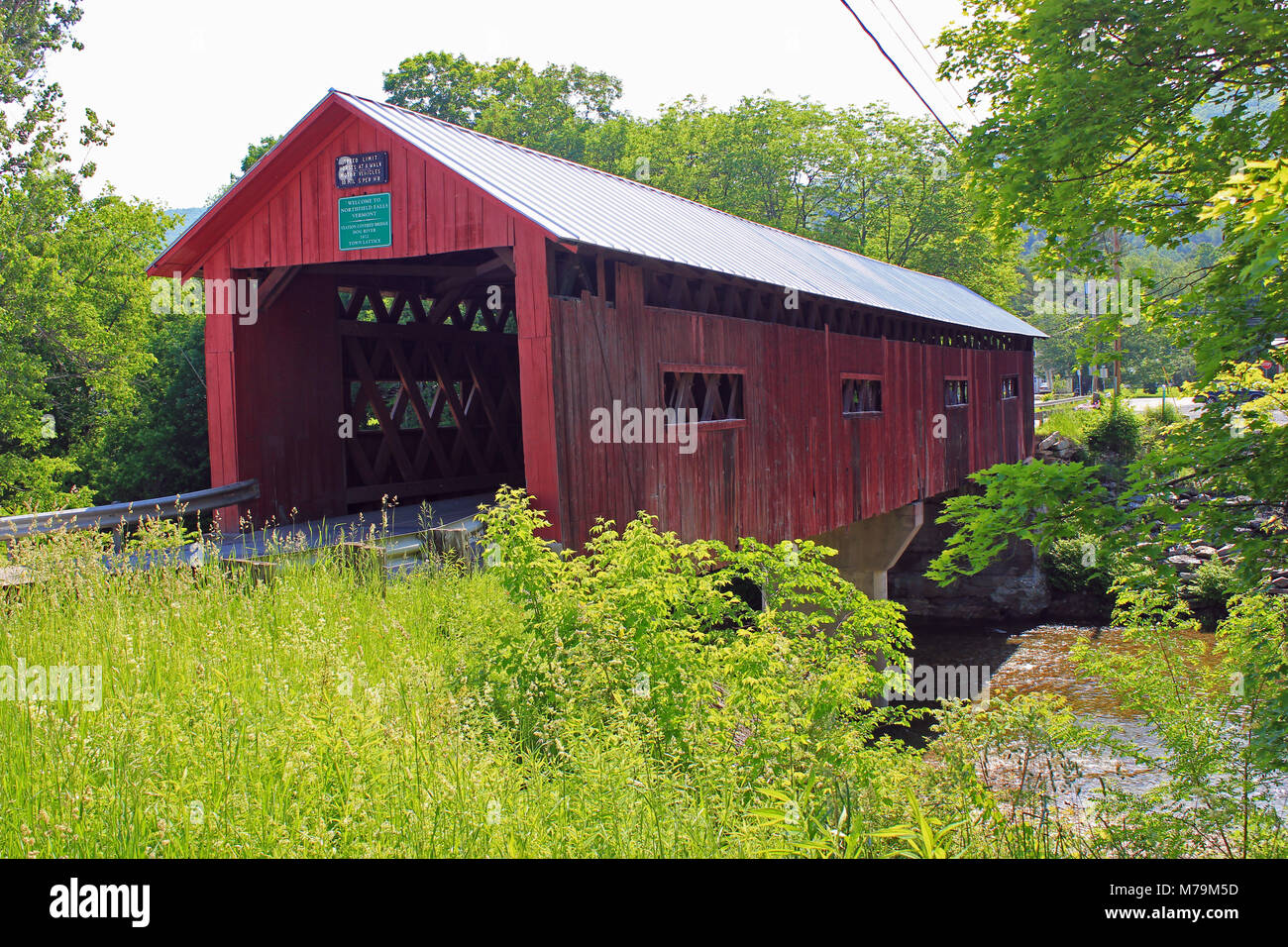 Vermont Covered Bridges Stock Photo - Alamy