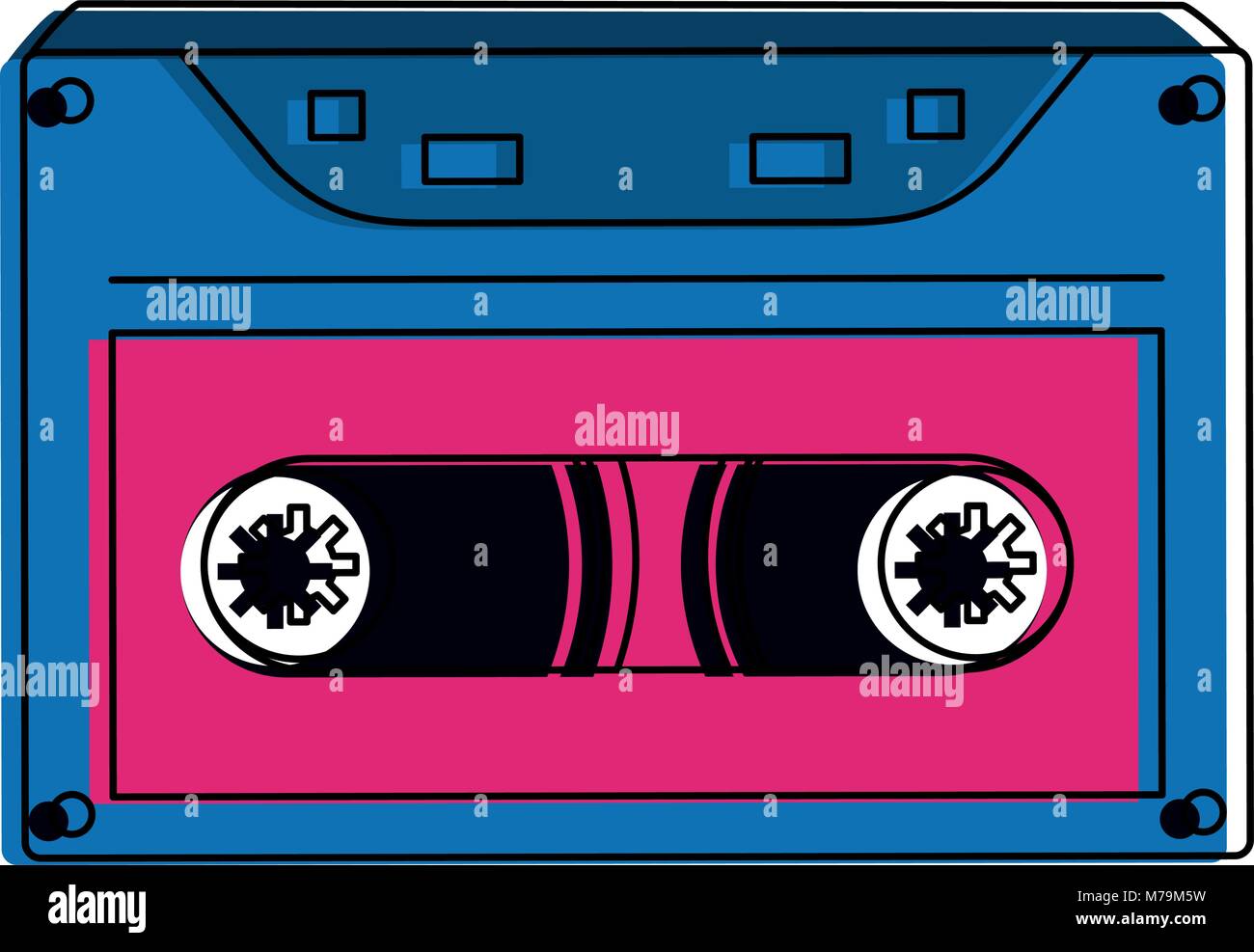 Music cassette symbol vector illustration graphic design Stock Vector ...