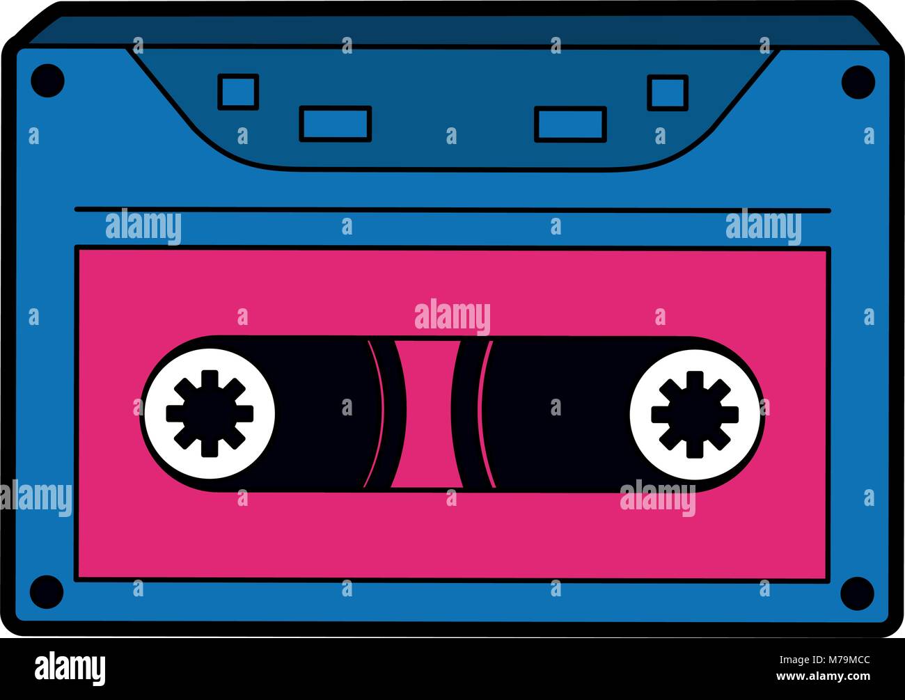 Music cassette symbol vector illustration graphic design Stock Vector ...