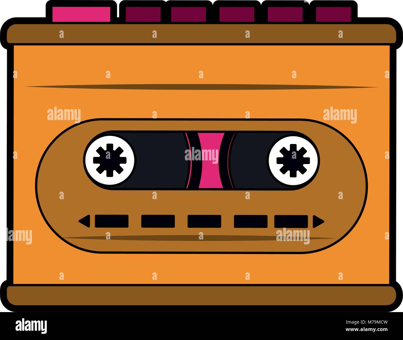 Music cassette symbol vector illustration graphic design Stock Vector ...