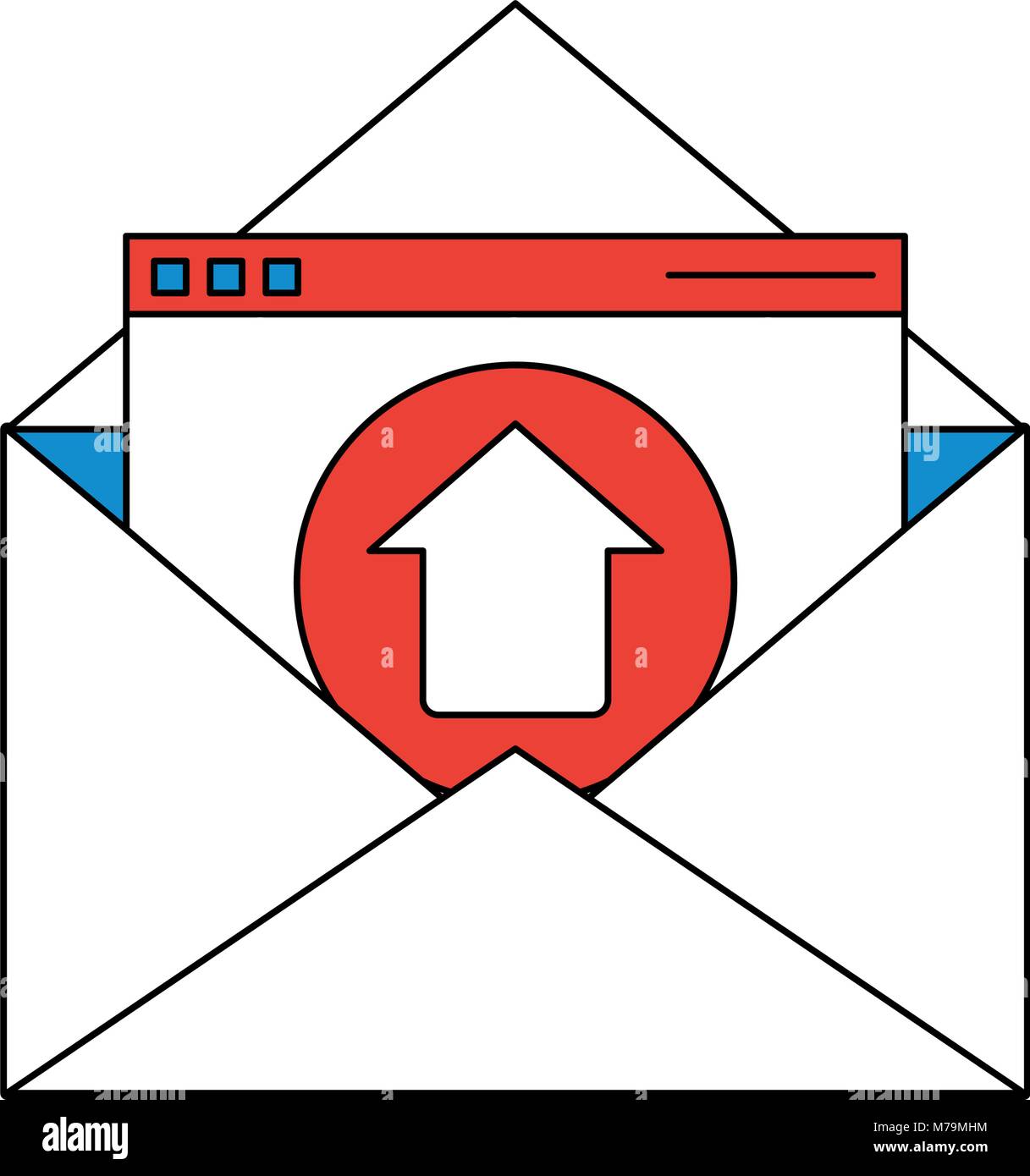 Email downloading Stock Vector Images - Alamy