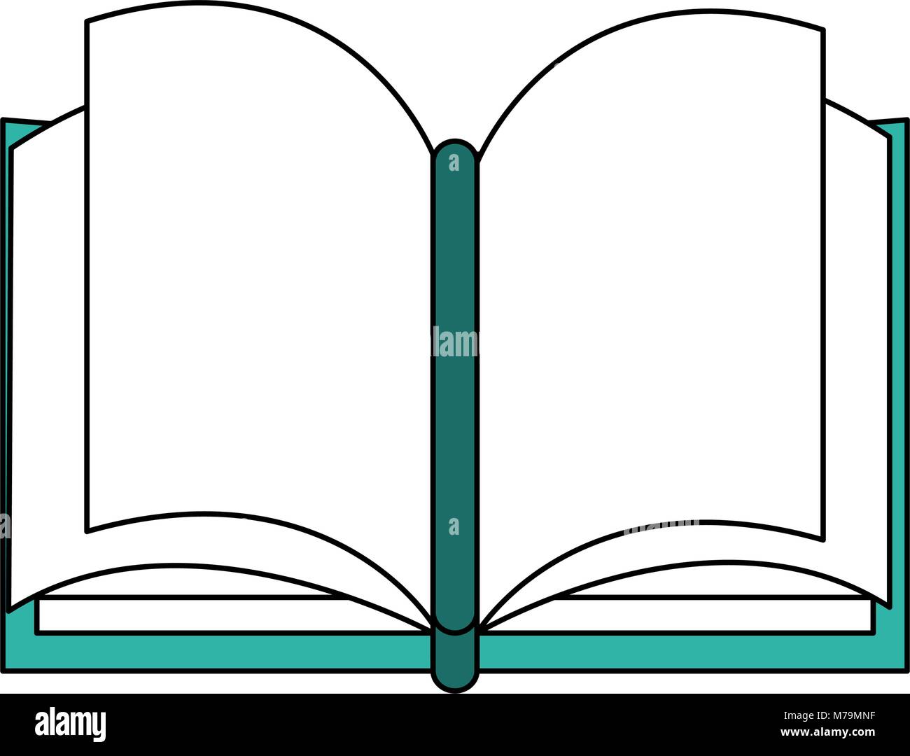 Book open symbol Stock Vector Image & Art - Alamy