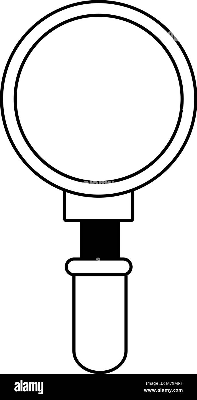 Magnifying glass symbol Stock Vector Image & Art - Alamy