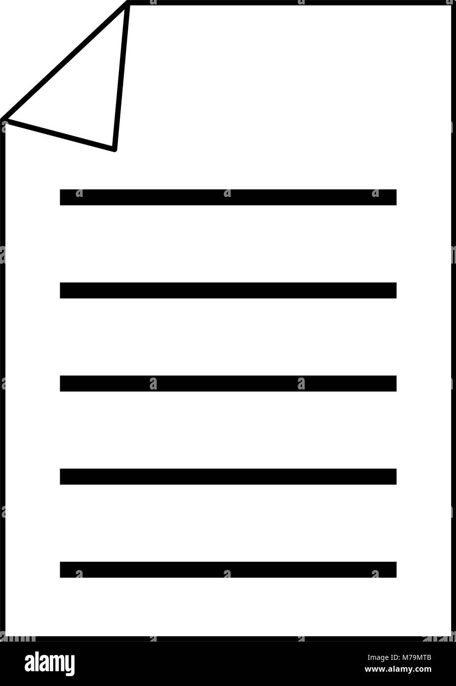 Sheet with bent corner Stock Vector Image & Art - Alamy