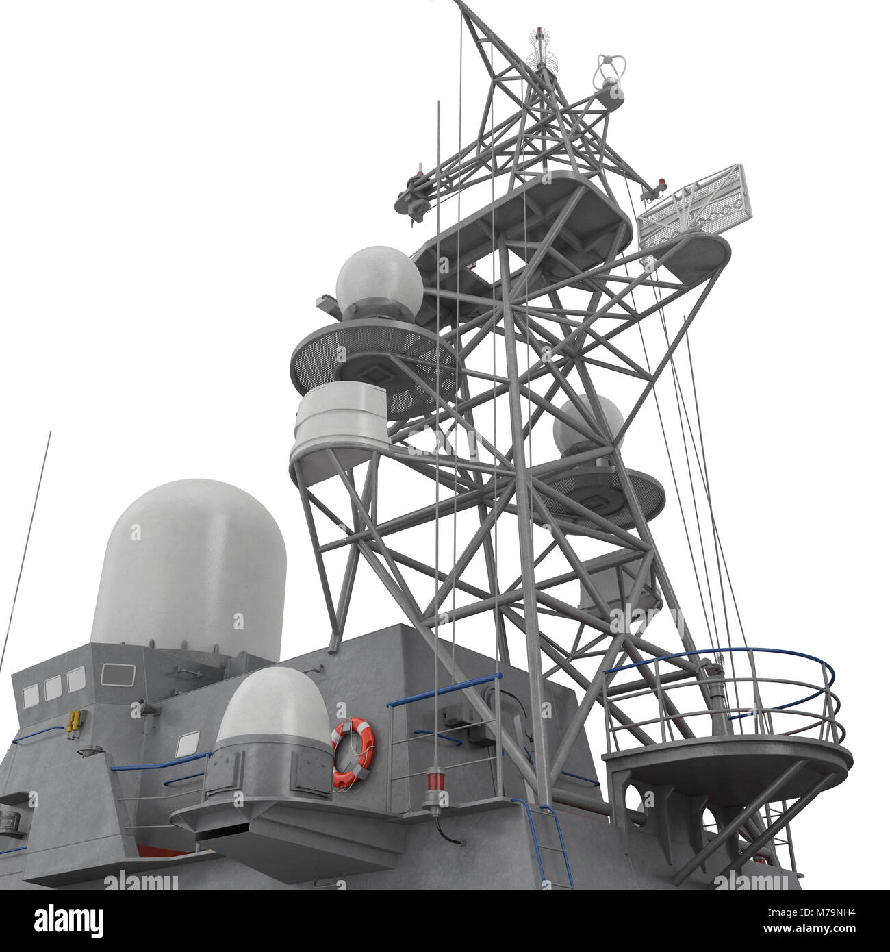 Communications tower on ship hi-res stock photography and images - Alamy