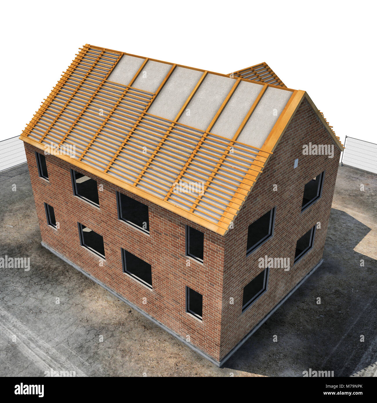 House being built from wood hi-res stock photography and images - Alamy